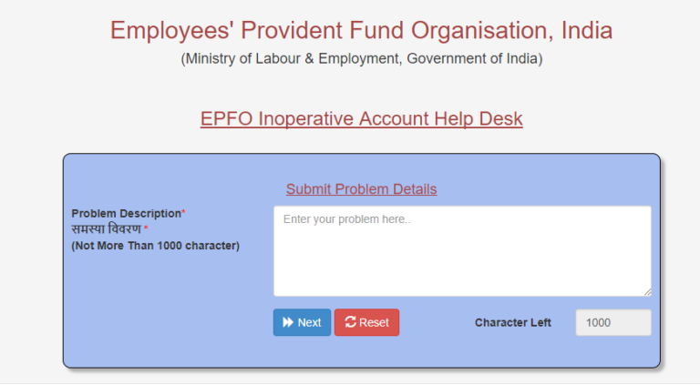 Withdraw money from InOperative PF Accounts – EPF HelpDesk – EPF Guide