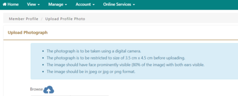 Update Profile picture in the UAN EPFO portal – EPF Guide