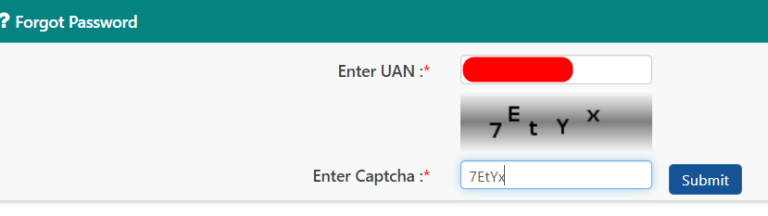 Forgot UAN Password | Steps to Change the Password